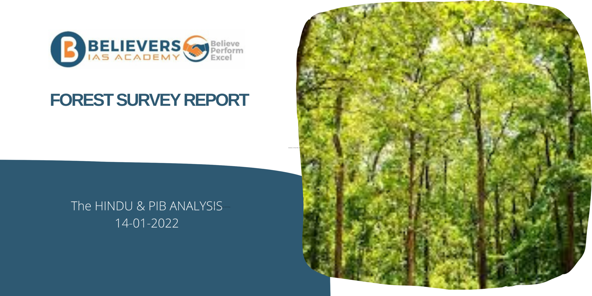 Forest Survey Report - Believers IAS Academy