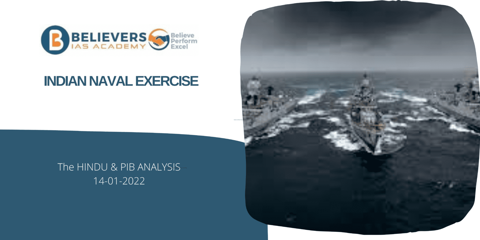 Indian Naval Exercise - Believers IAS Academy