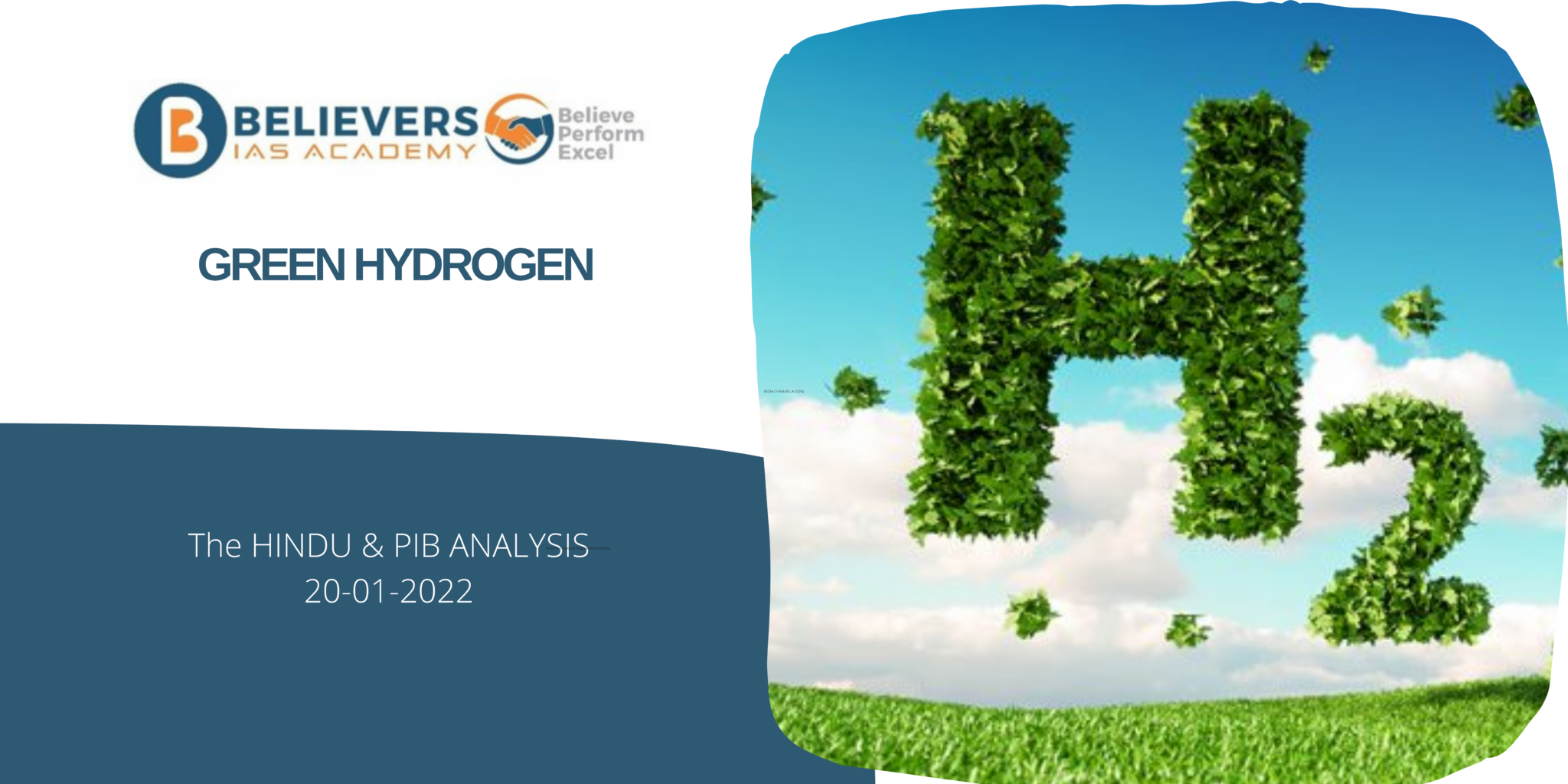 Green hydrogen policy - Believers IAS Academy