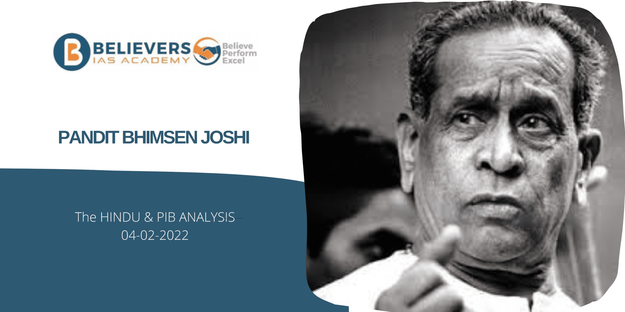 Pandit Bhimsen Joshi - Believers IAS Academy
