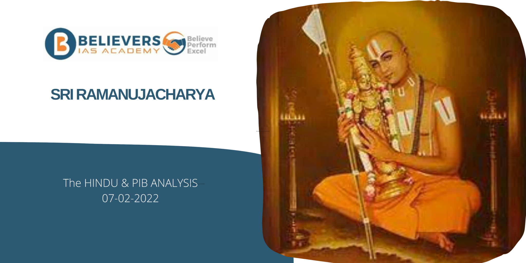 Sri Ramanujacharya - Believers IAS Academy