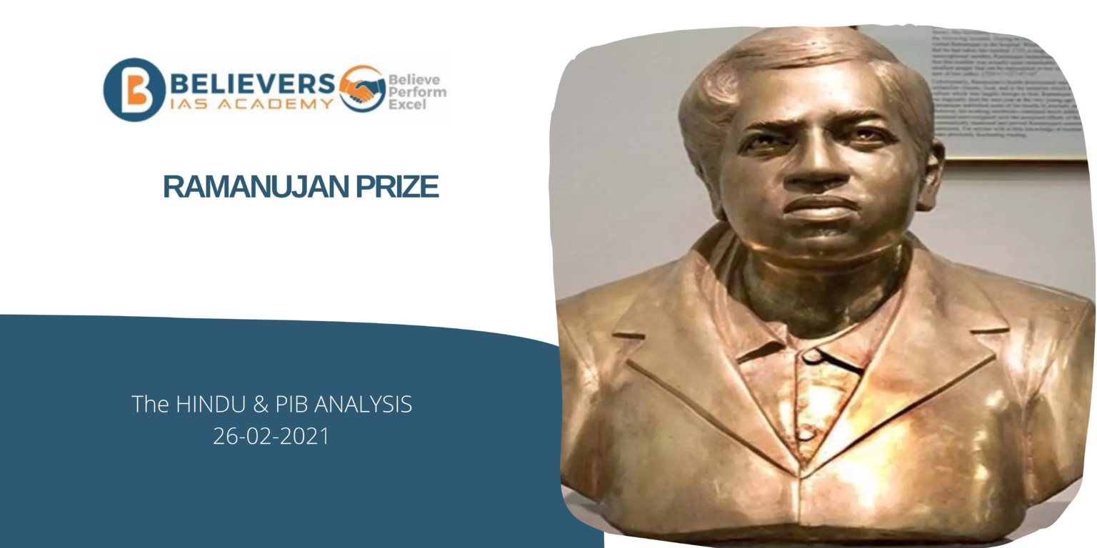 Ramanujan Prize - Believers IAS Academy