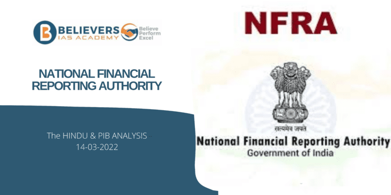 National Financial Reporting Authority - Believers IAS Academy