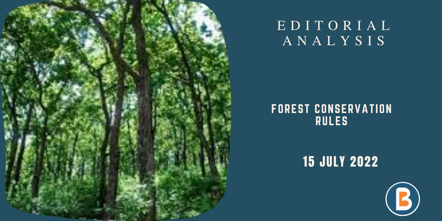 Forest Conservation Rules - Believers IAS Academy