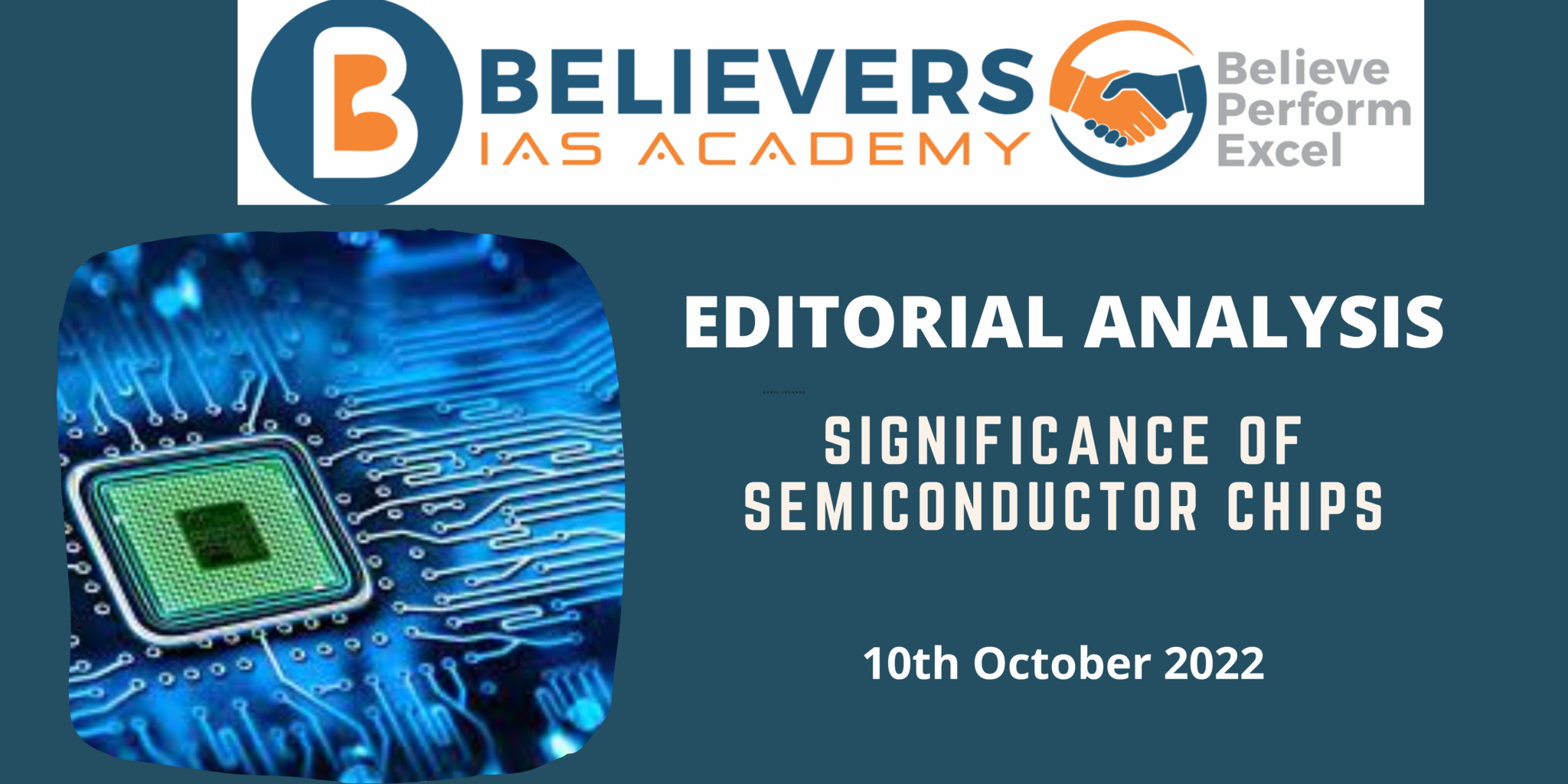 Significance of Semiconductor Chips - Believers IAS Academy