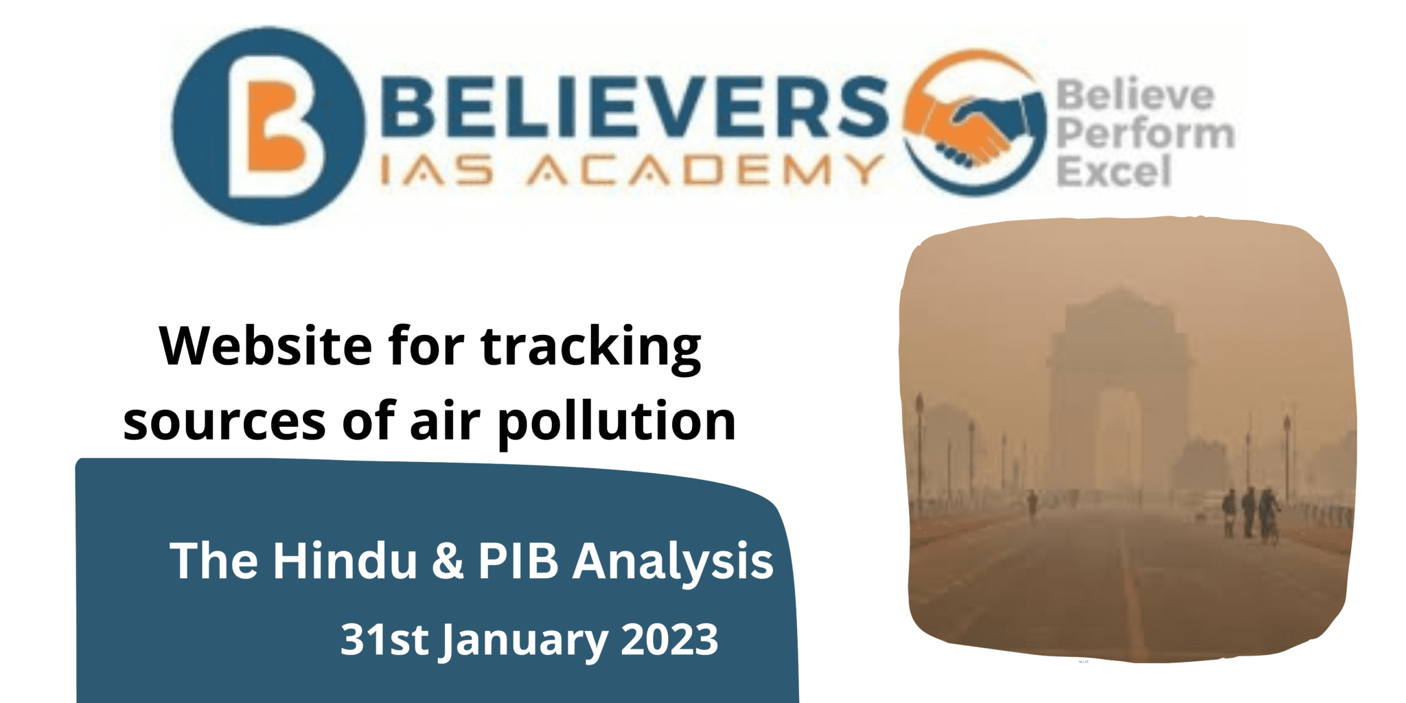 Tracking sources of air pollution - Believers IAS Academy