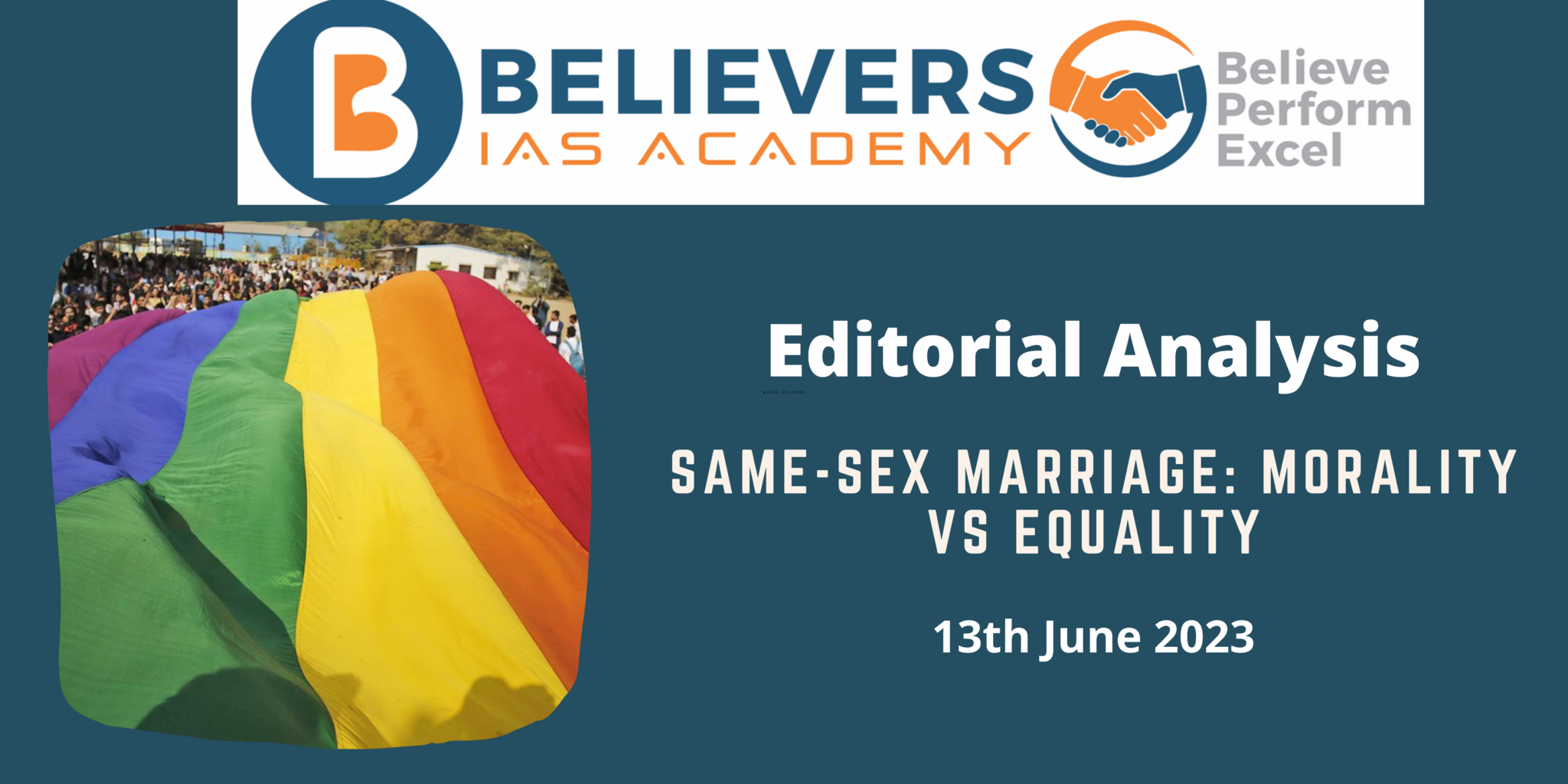 Same Sex Marriage Morality Vs Equality Believers Ias Academy