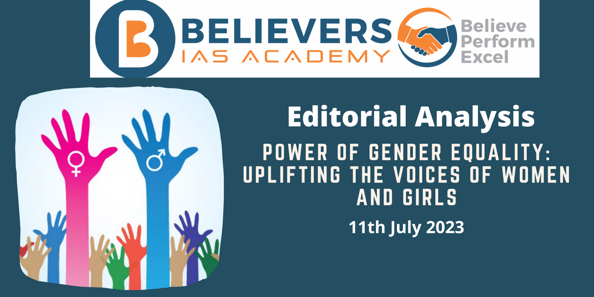 Power of Gender Equality: Uplifting the voices of Women and Girls ...