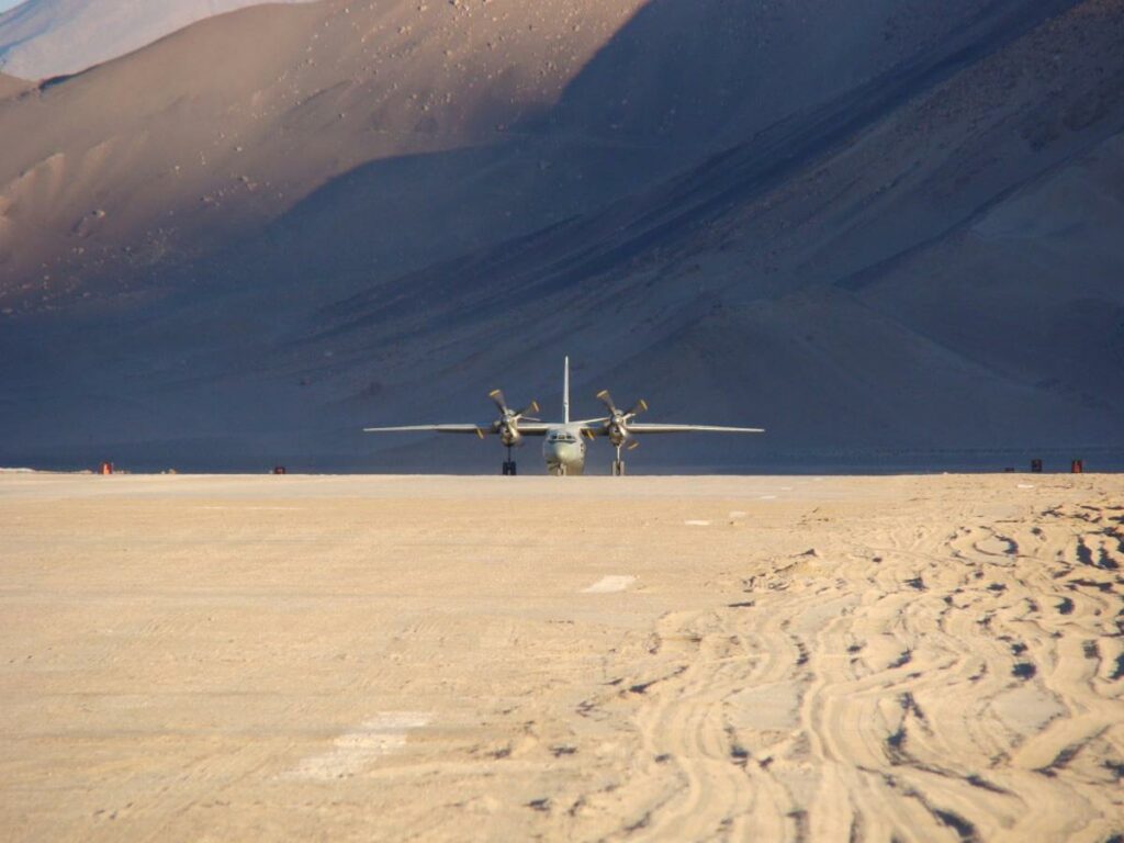 Nyoma advanced landing ground in eastern Ladakh is being upgraded to ...
