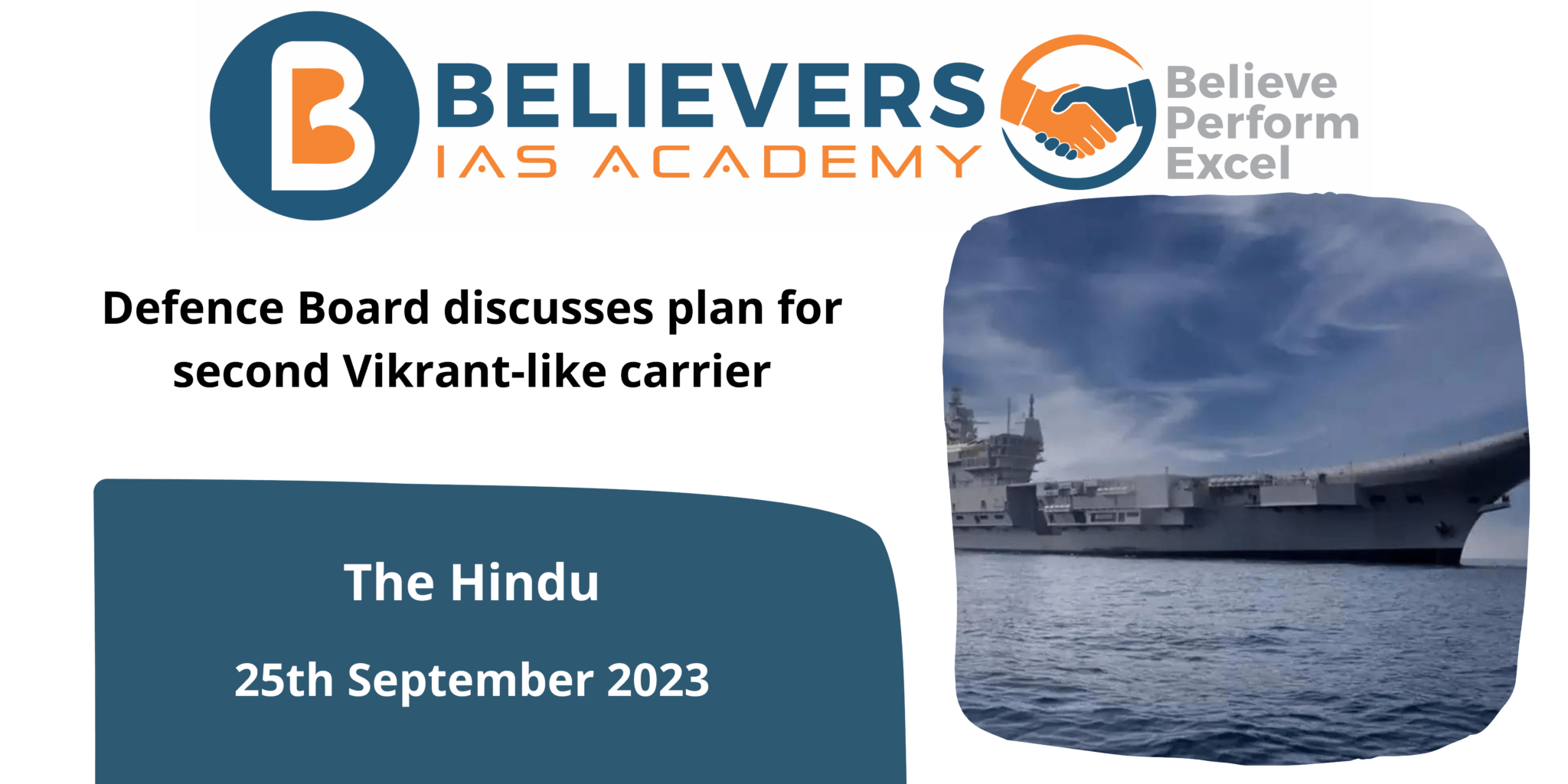 Defence Board discusses plan for second Vikrant-like carrier ...