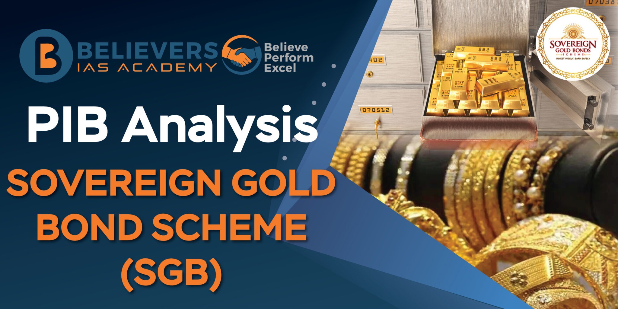 Sovereign Gold Bond Scheme (SGB) - Believers IAS Academy