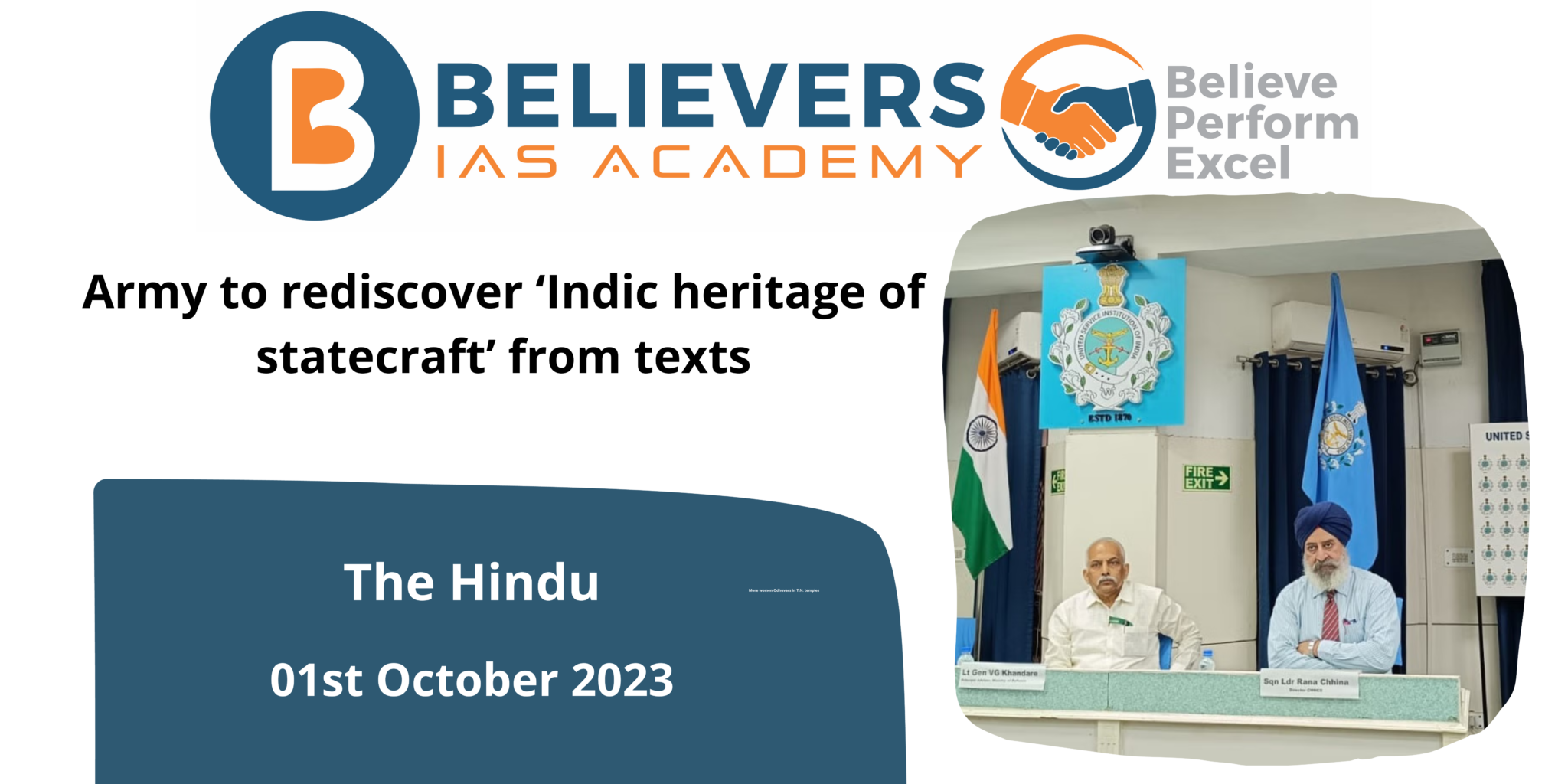 Army to rediscover ‘Indic heritage of statecraft’ from texts ...