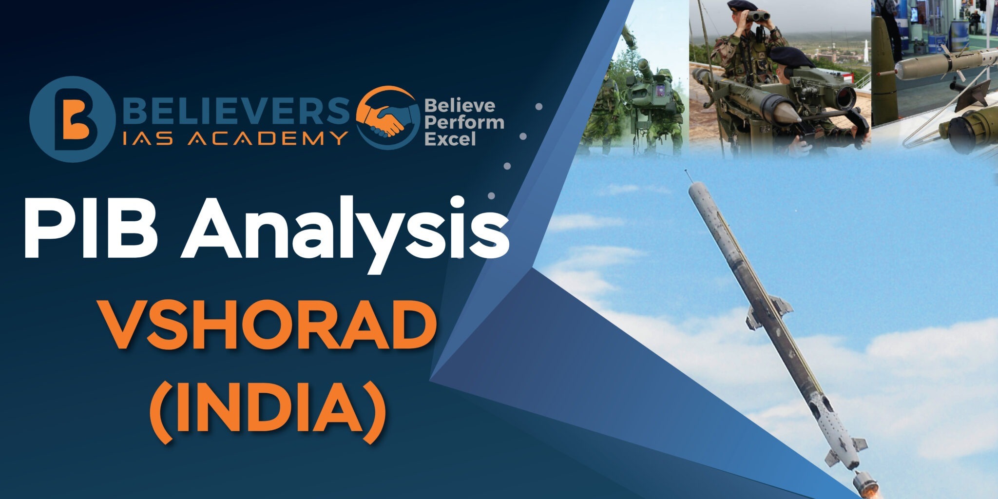 VSHORAD (India) - Believers IAS Academy