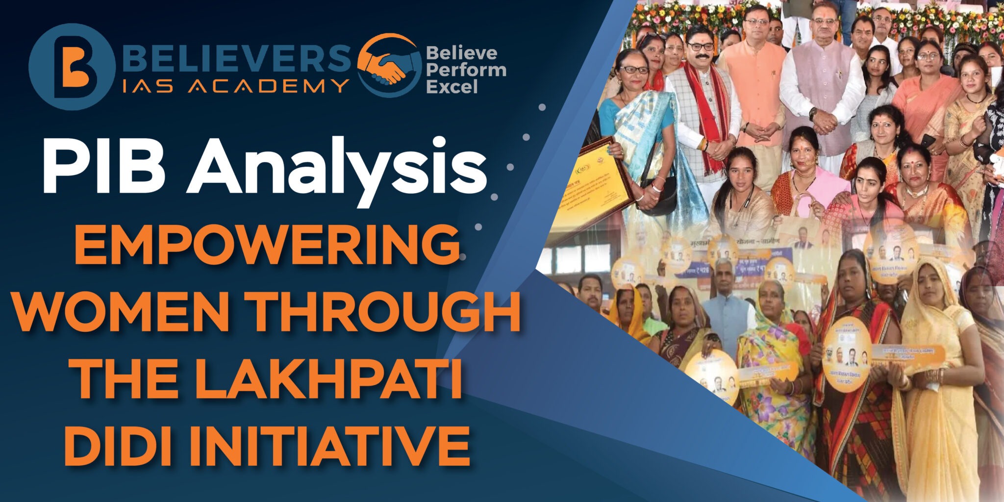 Empowering Women through the Lakhpati Didi Initiative - Believers IAS ...