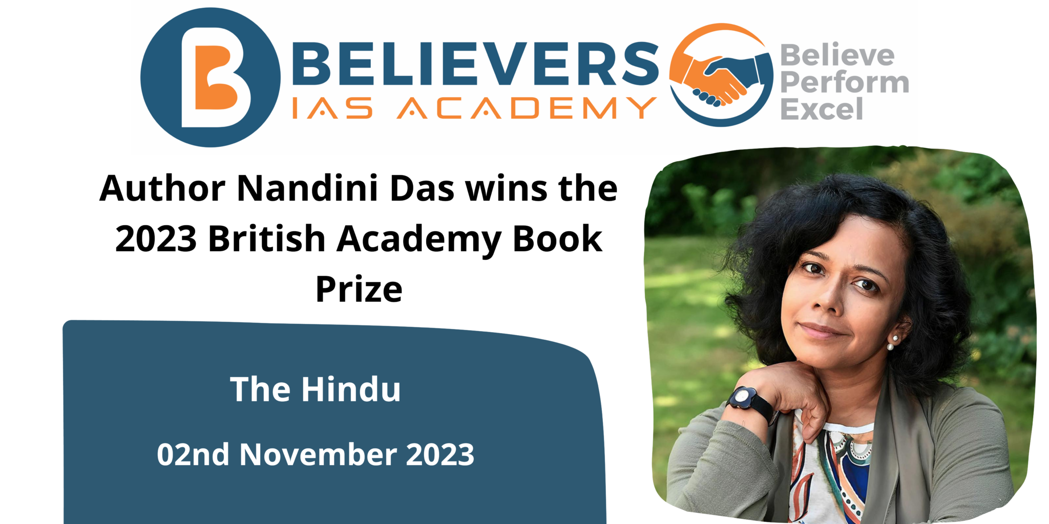 Author Nandini Das wins the 2023 British Academy Book Prize - Believers ...