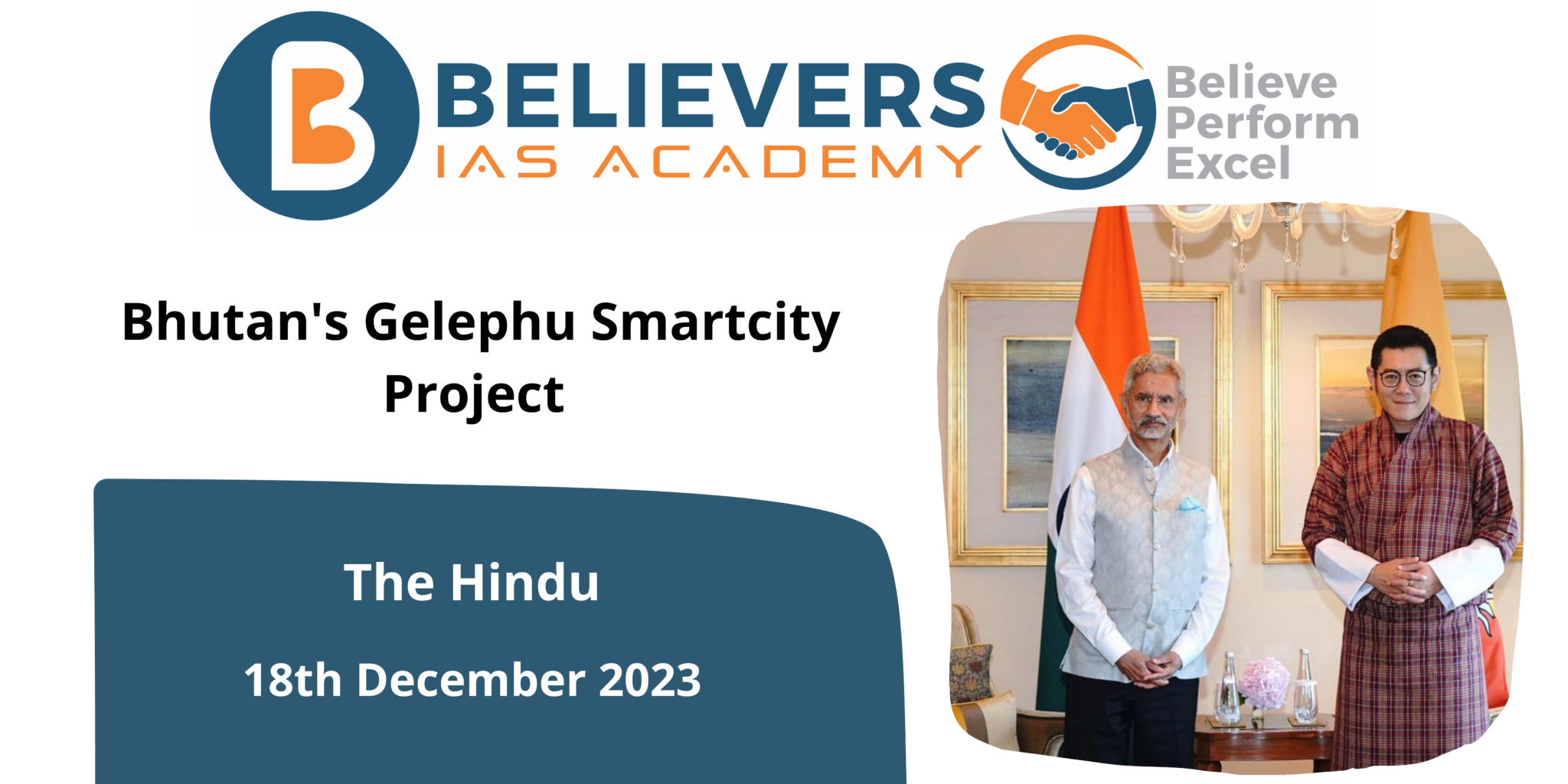 Bhutan’s Gelephu Smartcity Project - Believers IAS Academy
