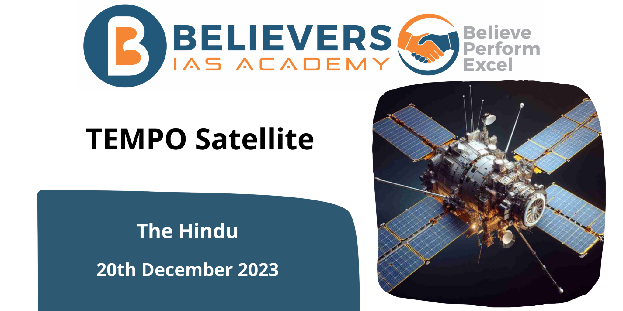 TEMPO Satellite - Believers IAS Academy