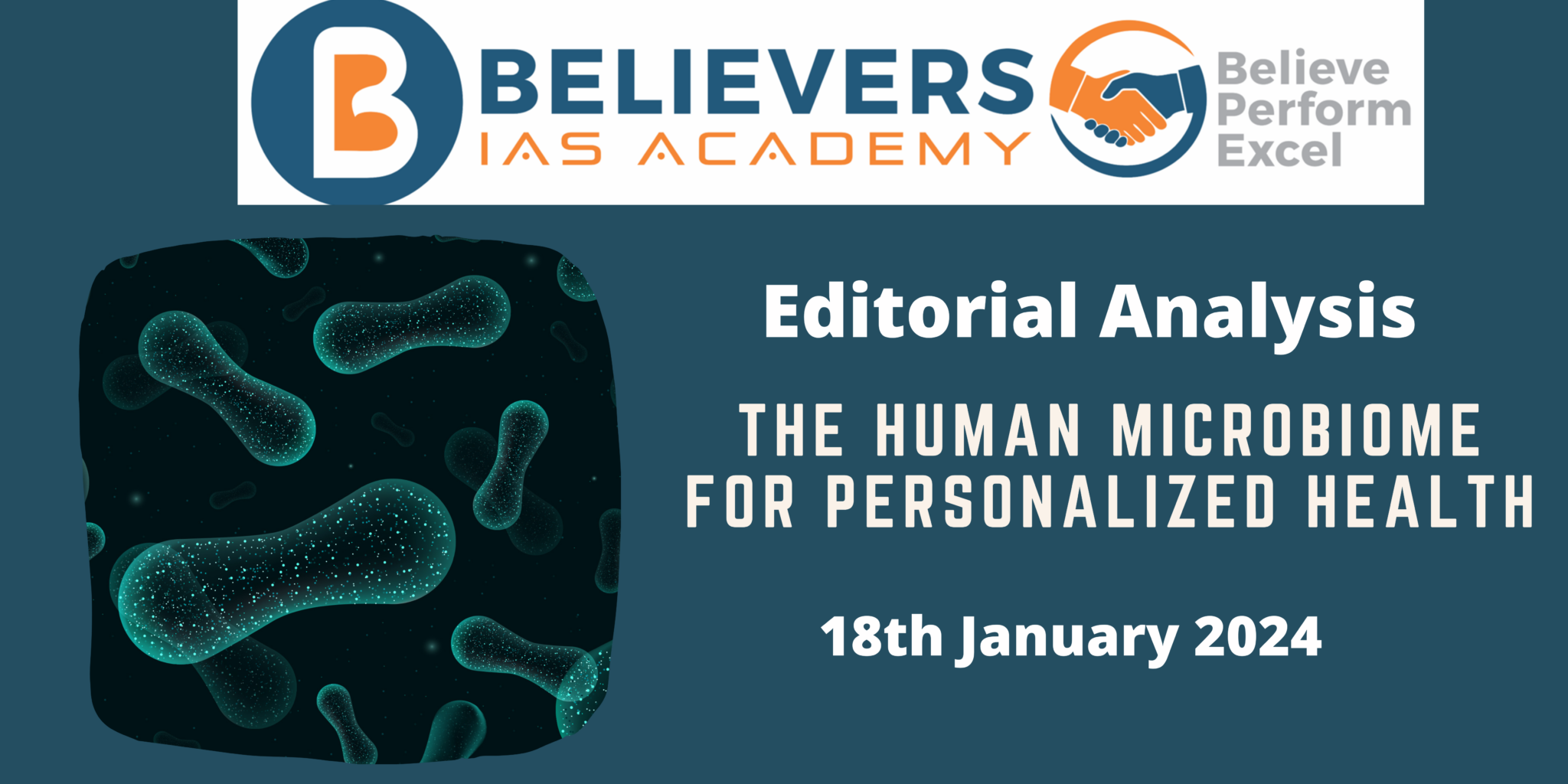 The Human Microbiome for Personalized Health - Believers IAS Academy