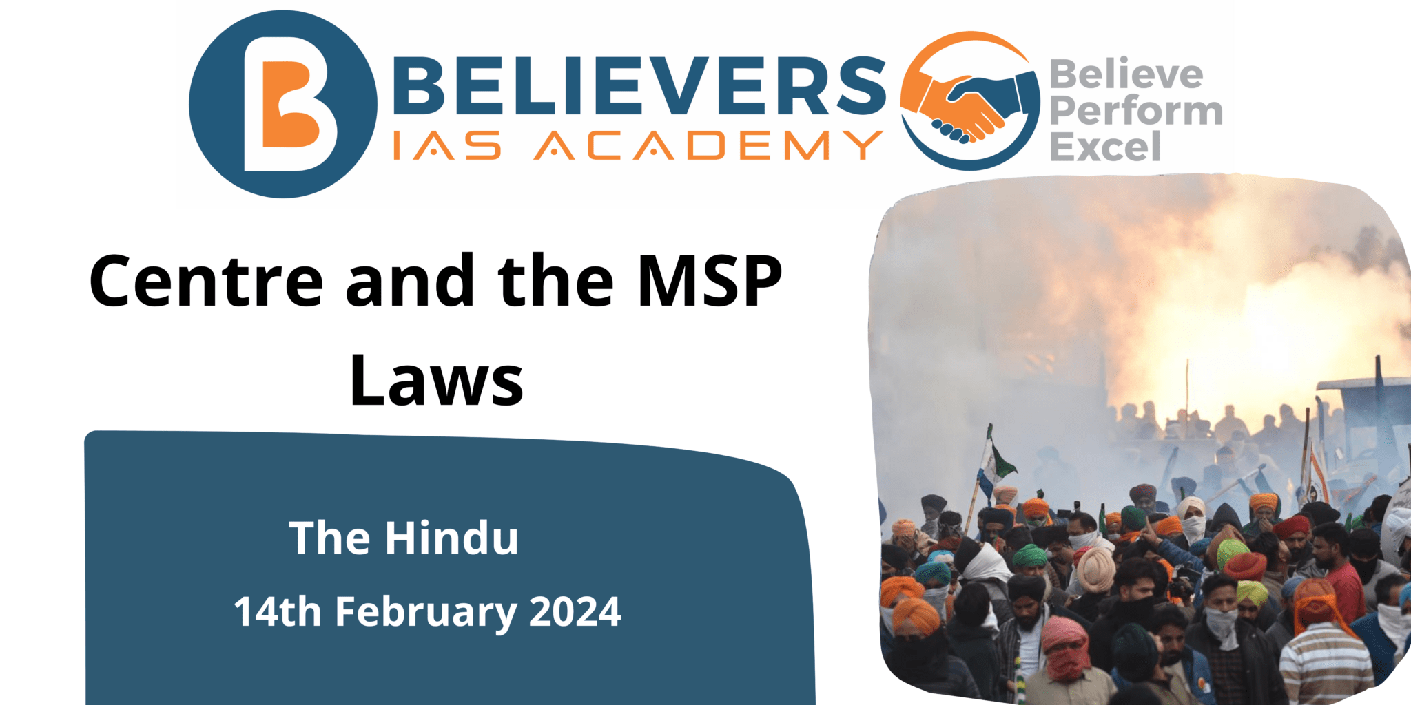 Centre and the MSP Laws - Believers IAS Academy
