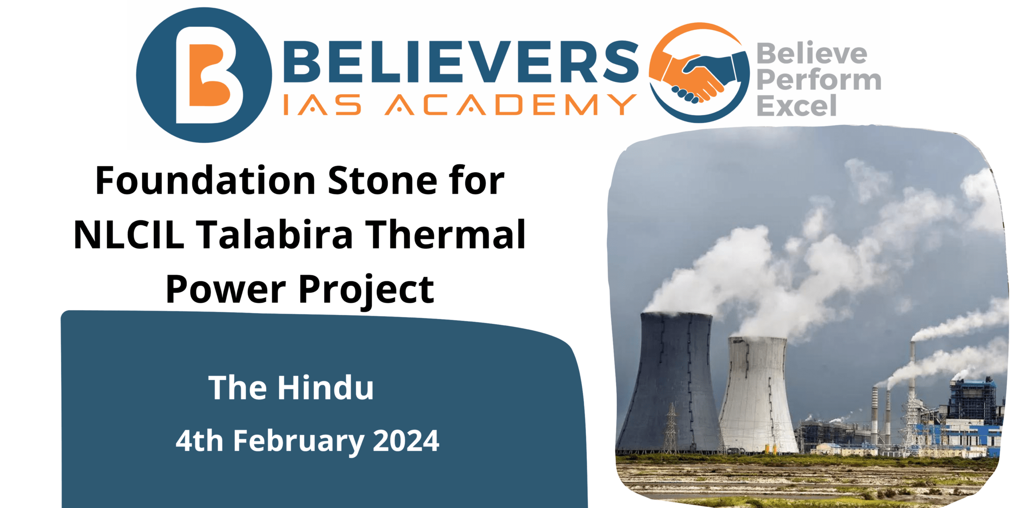 Foundation Stone for NLCIL Talabira Thermal Power Project - Believers ...