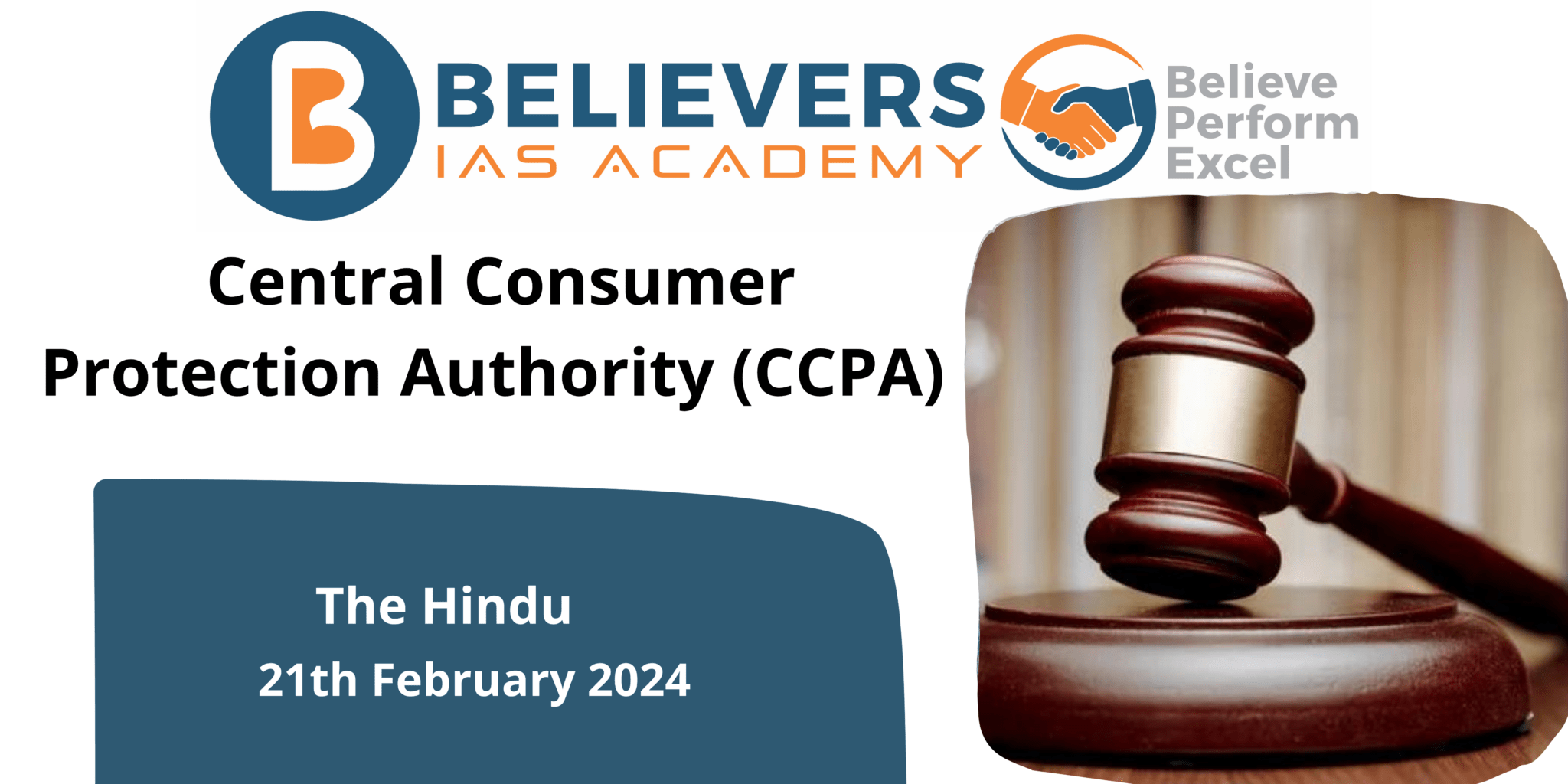Central Consumer Protection Authority (CCPA) - Believers IAS Academy
