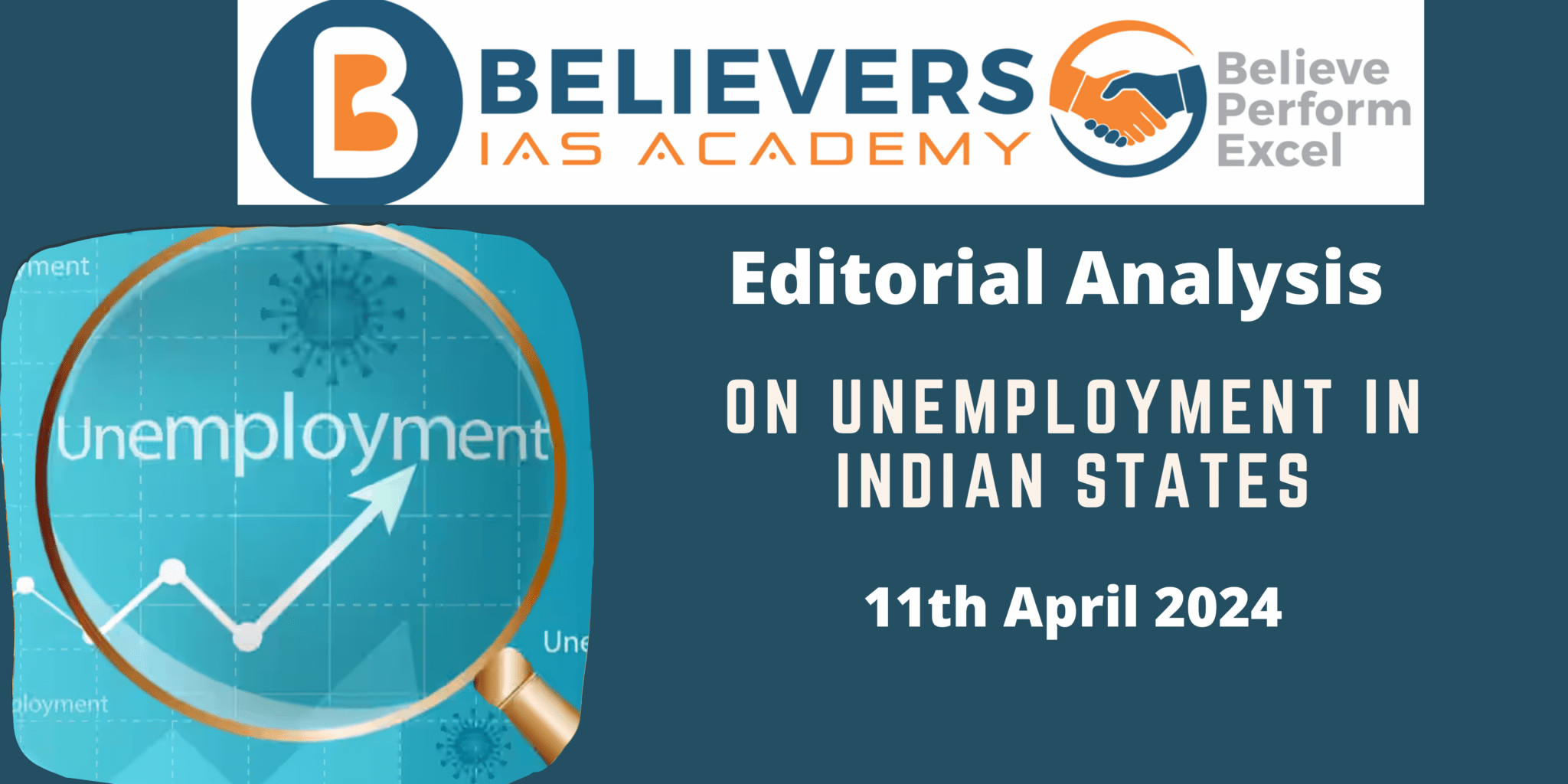 On unemployment in Indian States - Believers IAS Academy