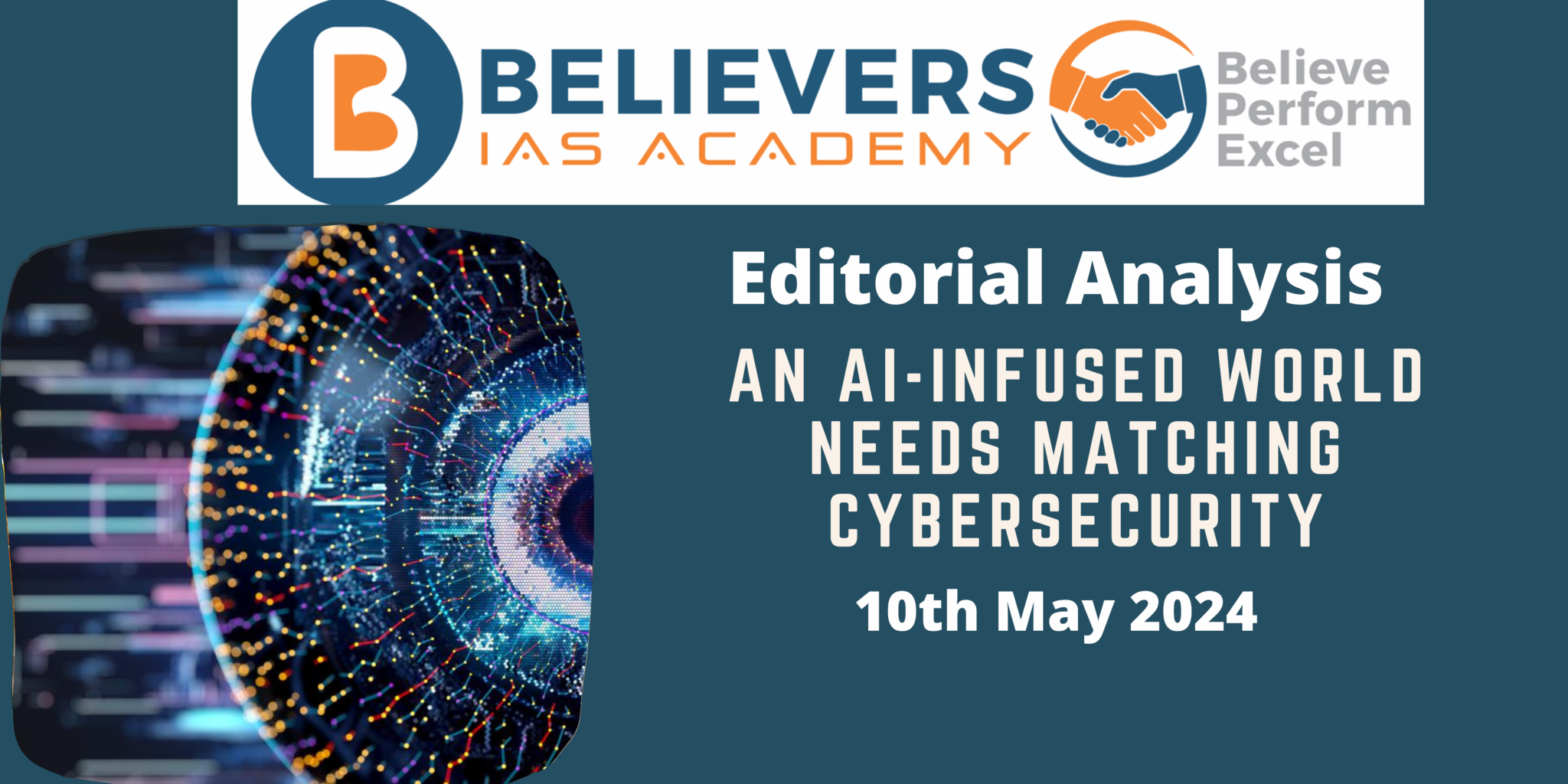 An AI-infused world needs matching cybersecurity - Believers IAS Academy