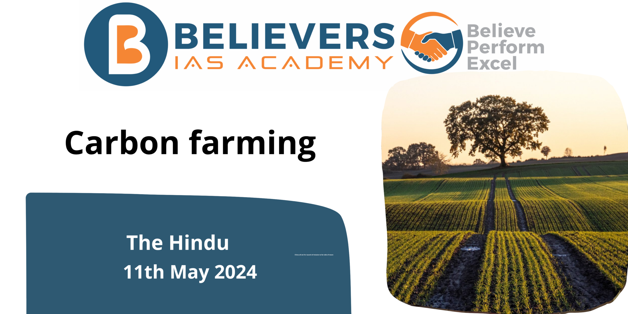 Carbon farming - Believers IAS Academy