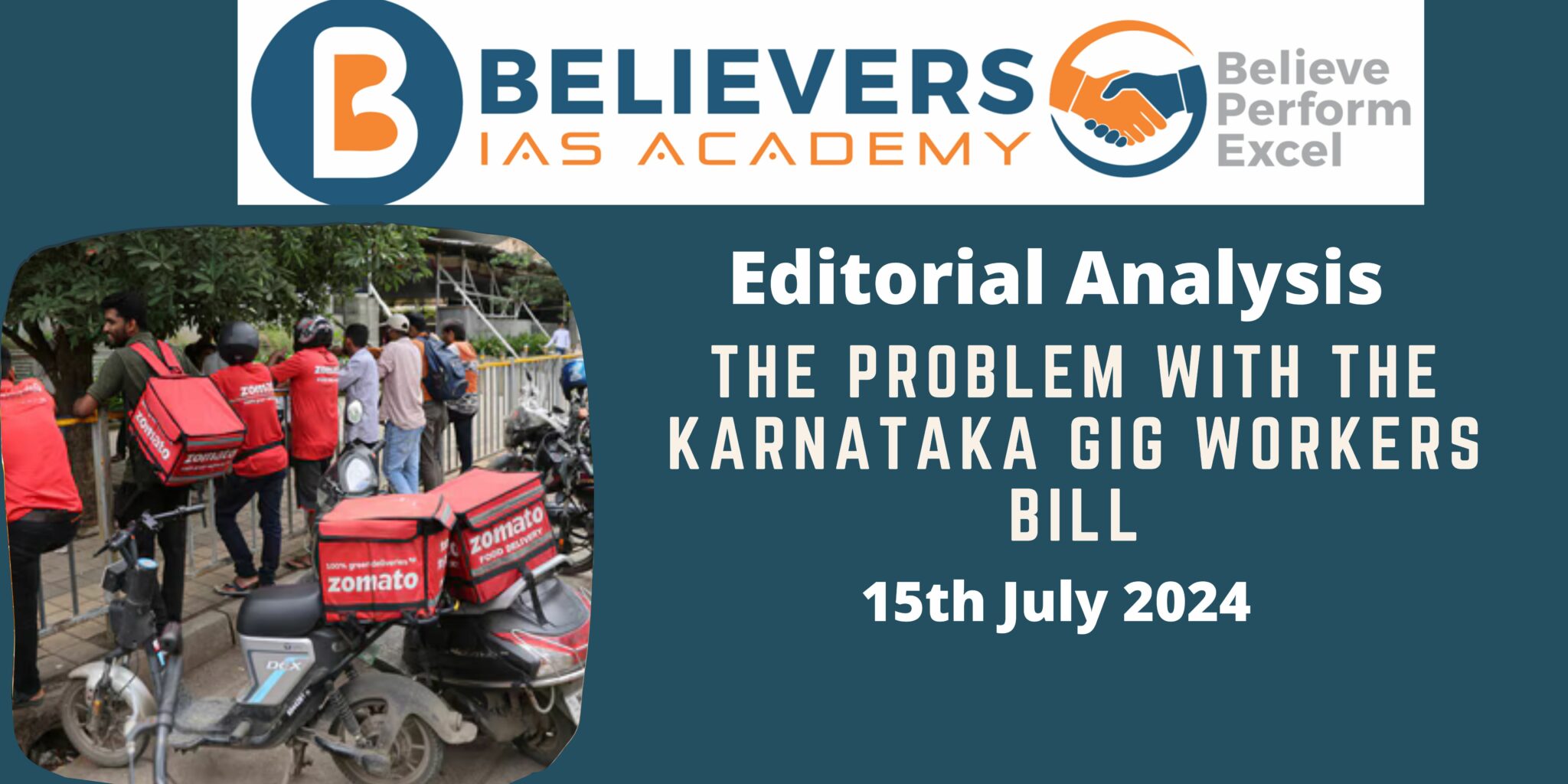 The problem with the Karnataka gig workers Bill - Believers IAS Academy