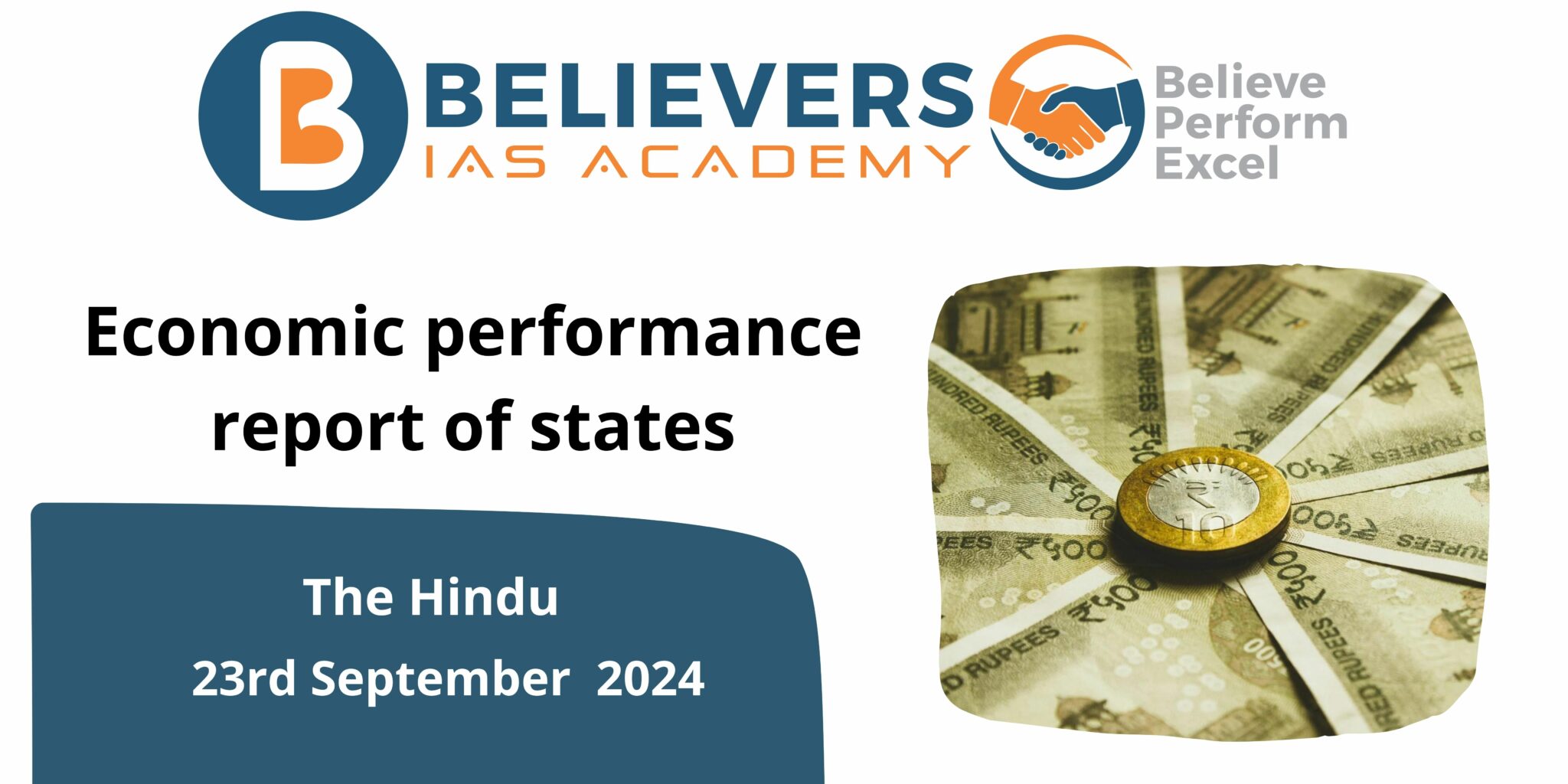 Economic performance report of states - Believers IAS Academy