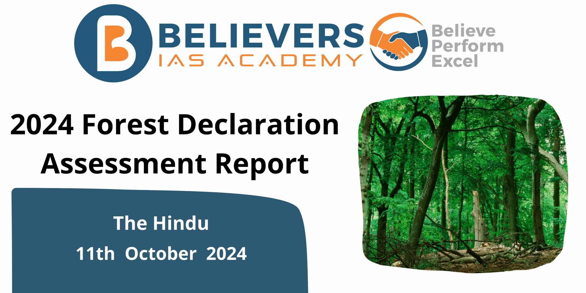 2024 Forest Declaration Assessment Report - Believers IAS Academy