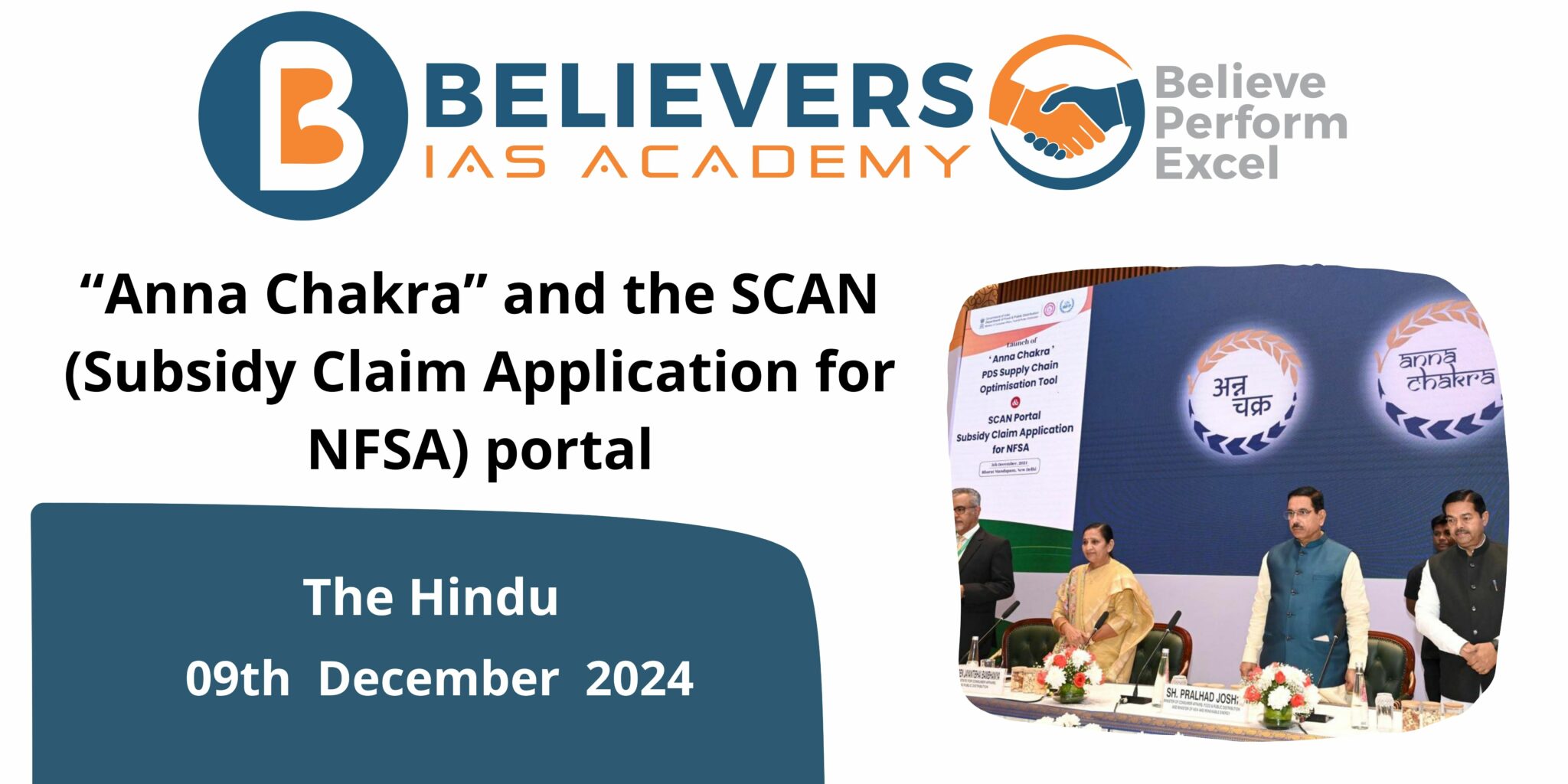“Anna Chakra” and the SCAN (Subsidy Claim Application for NFSA) portal ...